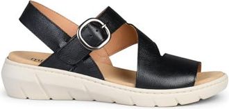 miMaO Sandales à semelle amovible en cuir Noir EU 39