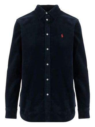 Polo Ralph Lauren chemise en velours c&ocirc;tel&eacute; - Bleu