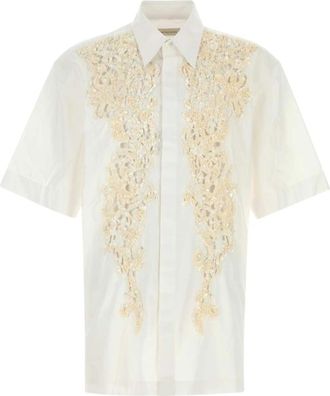 Dries Van Noten Homme, Chemises, Blanc, Taille: M Cassidye Shirt