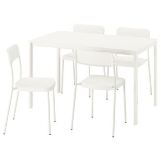 IKEA VIHALS / VIHALS Tisch und 4 St&uuml;hle