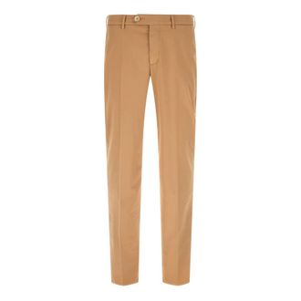 Brunello Cucinelli Gabardine- garmentgef&auml;rbte Hose - - Trousers - Herren - Beige - 5XL
