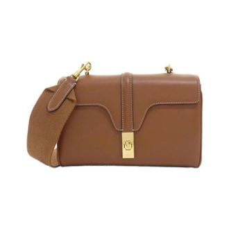 Celine Pre-owned Teen Soft 16 Calf Shoulder Bag - Femme - Pre-owned - Brun - Taille: ONE Size