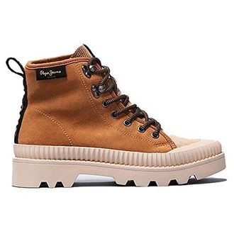 Pepe Jeans London Femme Ascot Desert Botte de Mode, Brown (Cognac), 36 EU