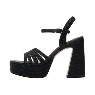 Emanuelle Vee Giunone Platform Sandal - - Shoes - Damen - Schwarzk - 39 EU