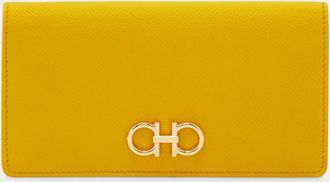 Ferragamo Damen Gancini Brieftasche Gelb