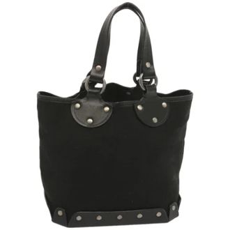 Bally Pre-owned Canvas Handtaschen - - Pre-owned - Damen - Schwarzk - ONE SIZE