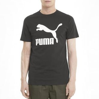 Puma T- Shirt Classics, Logo/Noir, M Homme