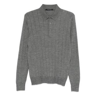 Tagliatore Rhys Polo Shirt - - Knitwear - Herren - Grau - XL