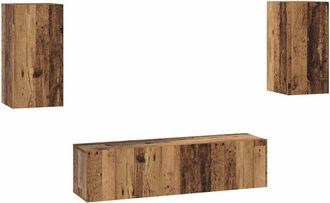 vidaXL TV-Schrank-Set 4 pcs Altholz 30,5 x 30 x 60 cm Holzwerkstoff Vidaxl