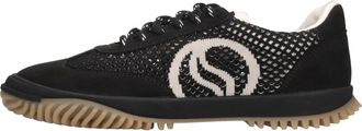 Stella McCartney Femme, Chaussures, Noir, Taille: 37 EU S-Wave Sport Mesh Paneled Baskets