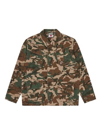 Icecream veste à motif camouflage - Vert