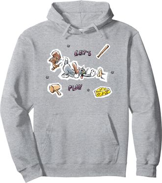 Tom & Jerry Lets Play Pullover Hoodie