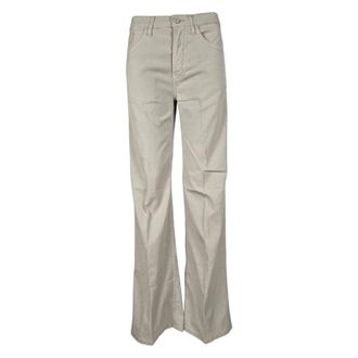 Dondup Jacklyn Wide Pantalons - Femme - Pantalons - Gris - Taille: W30
