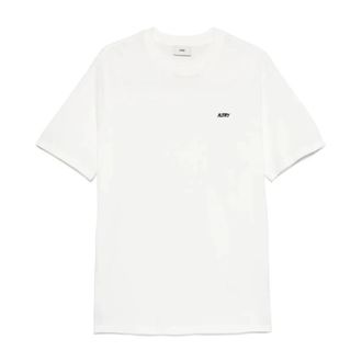 Autry Kurz&auml;rmeliges T-Shirt mit Logo-Detail - - Tops - Herren - Wei&szlig; - L