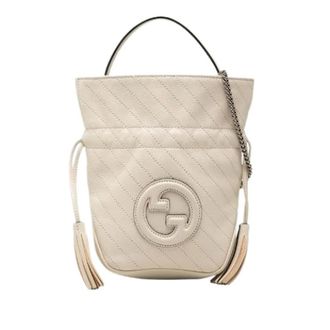 Gucci Pre-owned Sac seau Interlocking G Blondie en cuir - Femme - Pre-owned - Blanc - Taille: ONE Size