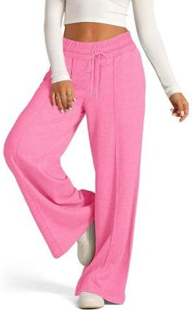 Generic Pantalons Jogging pour Femme Stretch Printemps Et Et&eacute; Longueur Pants Fluide Loisirs Respirant Streetwear D&eacute;contract&eacute;s Relax Fit Surv&ecirc;tement Mode Class