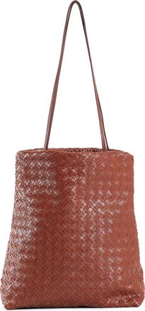 The Row Lilou Woven Bag in Leather