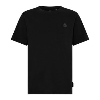 Moose Knuckles Homme, Tops, Noir, Taille: 2XL Crescent T-Shirt