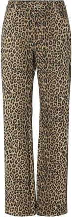 Pieces Pcsalume Hw Straight Jeans Droit, White Pepper, 25 Femmes