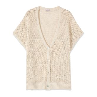 Oltre Damen, Strickwaren, Wei&szlig;, S/MGr&ouml;&szlig;e