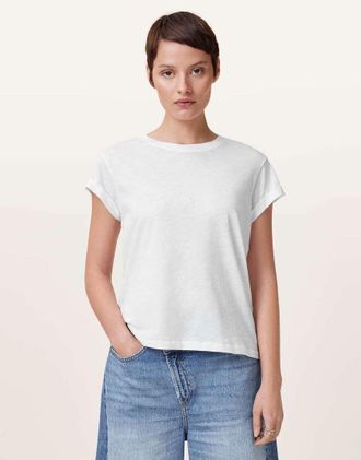 AllSaints Anna - T-shirt - Blanc craie