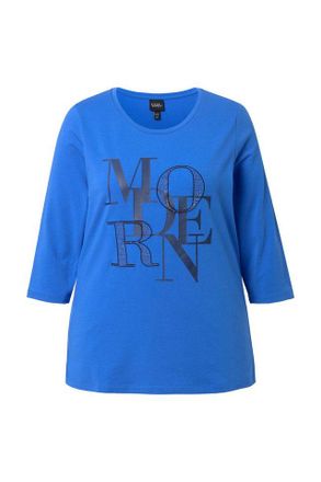 Ulla Popken T-Shirt Shirt Modern Classic Rundhals 3/4-Arm