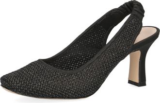 Caprice Damen Slingpumps Elegant ohne Verschluss, Schwarz (Black Comb), 36 EU