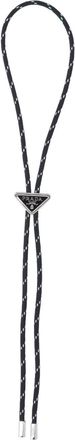 Prada Bolo Logo Tie
