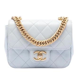 Chanel Pre-owned Vintage Crossbody Bag - - Pre-owned - Damen - Blau - ONE SIZE