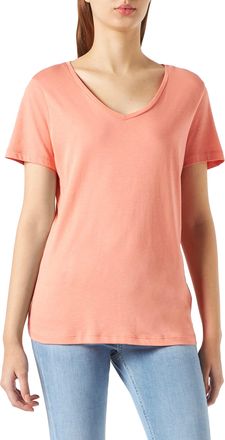 Cream Damen Naia T-Shirt, Burnt Coral, X-Large