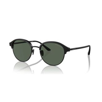 Giorgio Armani Matt Schwarz/Dunkelgr&uuml;n Sonnenbrille AR 8215 - - Accessories - Herren - Schwarzk - 52 MM