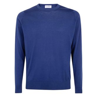 John Smedley Pulls &agrave; col rond - Homme - Pulls - Bleu - Taille: S