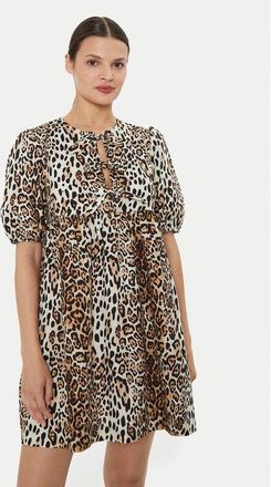 Vicolo Kleid f&uuml;r den Alltag TB2886 Braun Regular Fit