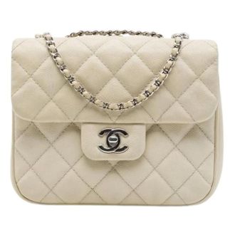 Chanel Pre-owned Vintage Flap Bag - - Pre-owned - Damen - Beige - ONE SIZE