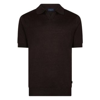 Cavallaro Homme, Tops, Brun, Taille: XL Erlino Polo