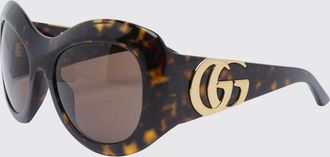 Gucci Lunettes de soleil ail-de-chat en ac&eacute;tate &eacute;caille de tortue avec logo Monogramme GG