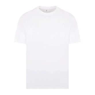 Brunello Cucinelli T-Shirt mit Rundhalsausschnitt - - Tops - Herren - Wei&szlig; - 2XL