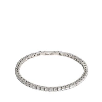 Coeur de Lion Armband - Tennisarmband Coeur de Lion - Gr. ONE SIZE - in Wei&szlig; - f&uuml;r Damen