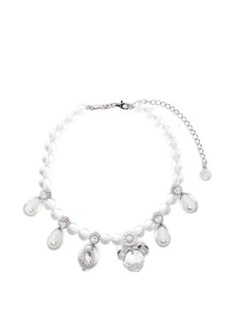 Yvmin Deconstructed Grape Bear Short Necklace Brass 18K Gold Plated