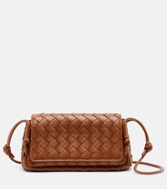 Bottega Veneta Crossbody Bag Notturno aus Leder