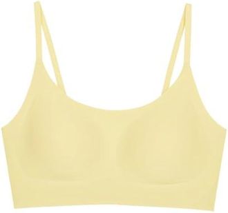 Generic Soutien-gorge sans couture sans armatures pour femme - Soutien-gorge rembourr&eacute; confortable sans armatures - T-shirt doux &agrave; enfiler, jaune, Taille uniq