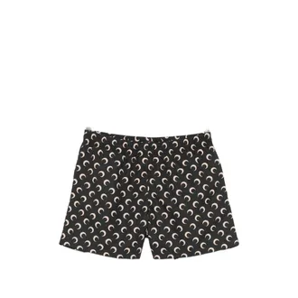 Marine Serre Moon-print Swim Shorts