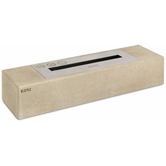 Kiini Kiini - salama Tischkamin Freistehender BioKamin + 1L Ethanolfrei Beige