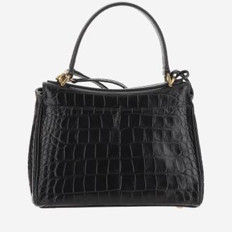 Balenciaga Womens Rodeo Mini Leather Handbag Black Calfskin Shoulder Bags