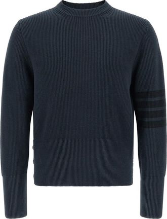 Thom Browne Herren, Strickwaren, Blau, MGr&ouml;&szlig;e