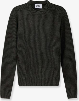 Alpha Studio Virgin wool and cashmere sweater - ALPHA-STUDIO - gender_Man