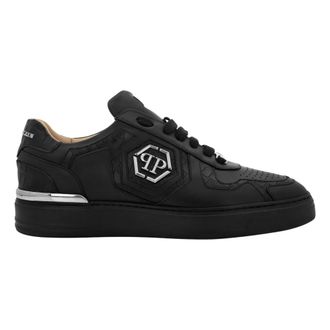 Philipp Plein unisex, Chaussures, Noir, Taille: 44 EU Low Top Baskets