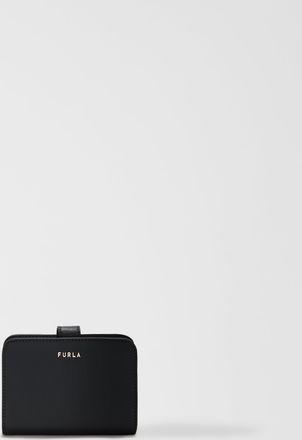 Furla Classic Kompaktes Portemonnaie S Nero Schwarz Andromeda Kalbsleder Damen