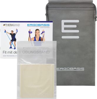 Theraband Thera-Band Original 2,5m beige + Original 24-seitiges &Uuml;bungsbuch gratis