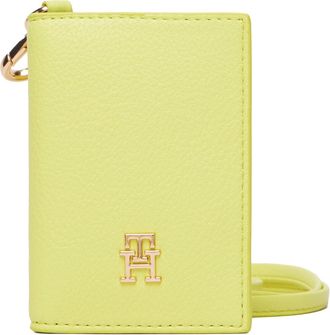 Tommy Hilfiger Kreditkartenetui Tommy Hilfiger Th Icon Cc Holder W/Strap AW0AW18480 Gr&uuml;n